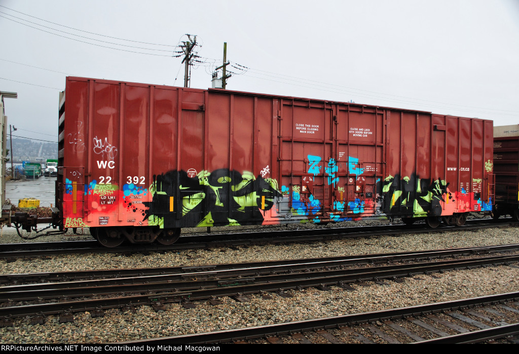 WC 22392 60-9 ft Double Door Excess Height Boxcar CN RAIL (side A)